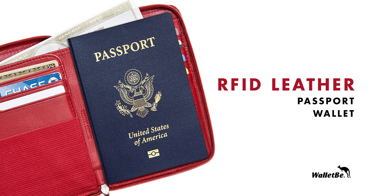 The Best RFID Leather Passport Wallet – WalletBe