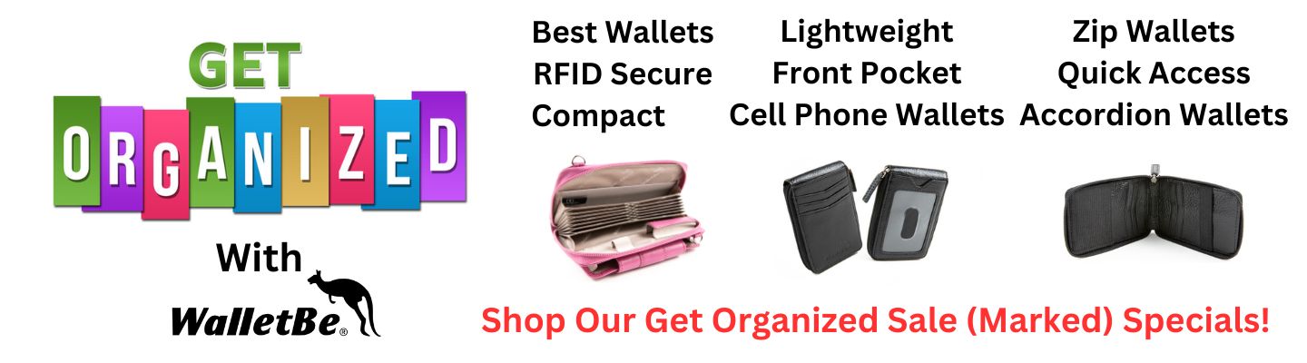 WalletBe | RFID Front Pocket, Accordion & Cell Phone Wallets