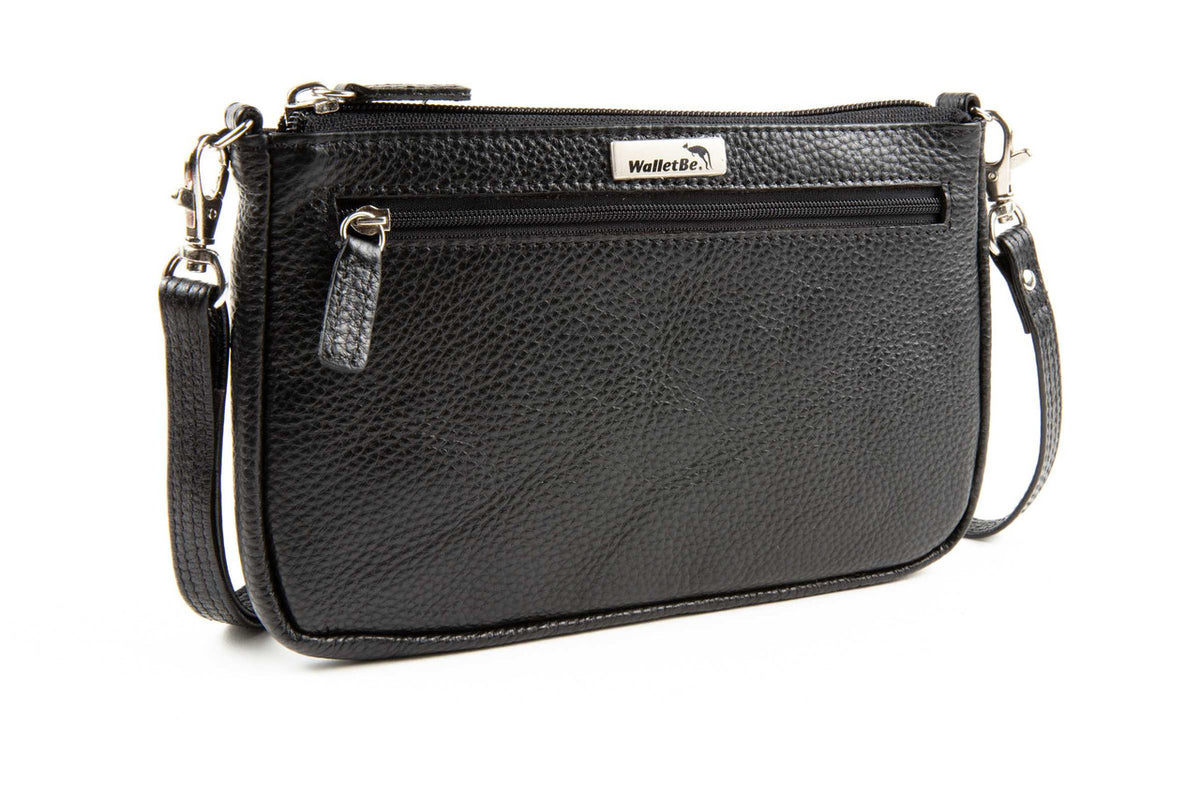 Leather Crossbody RFID Blocking Mini Purse | WalletBe